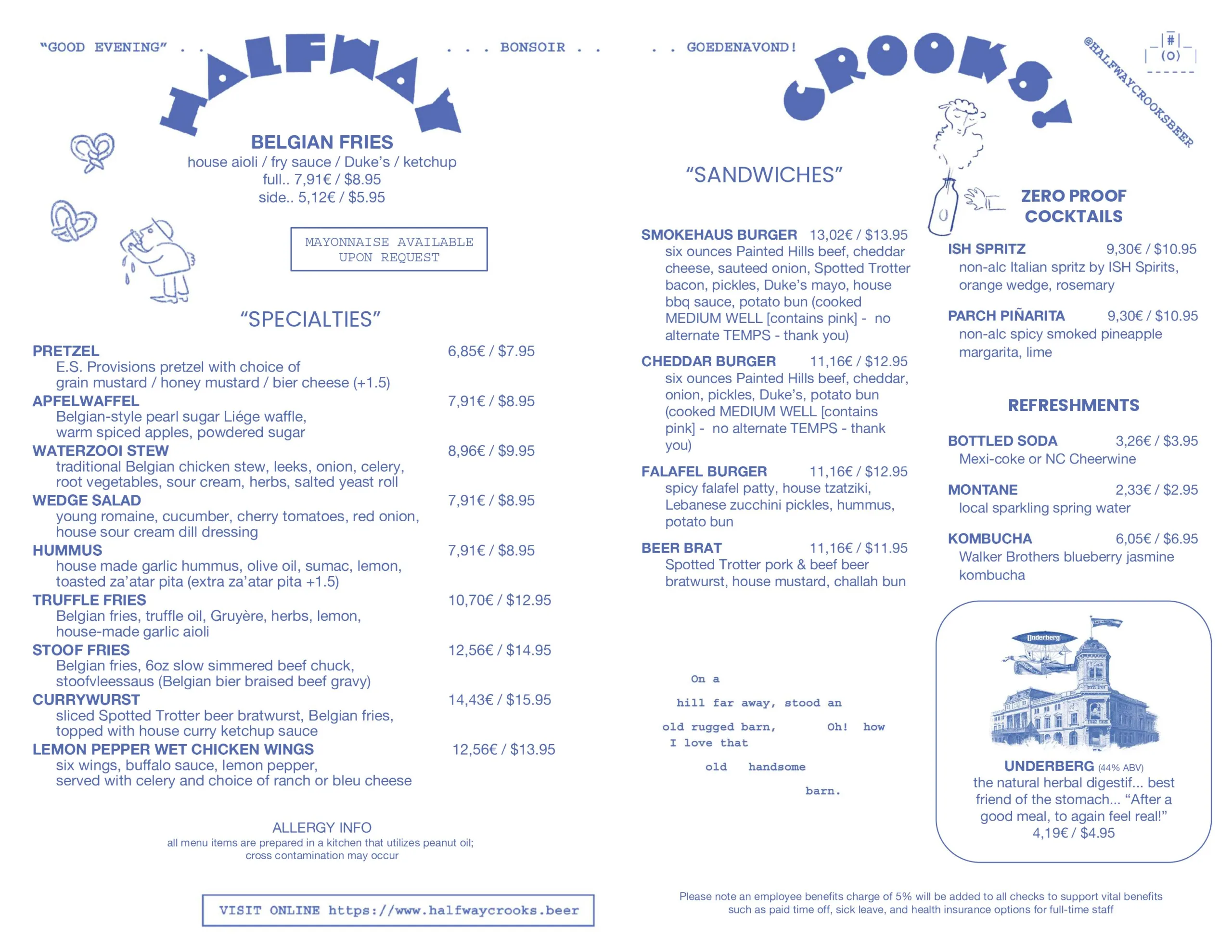 Kitchen - Halfway Crooks Beer