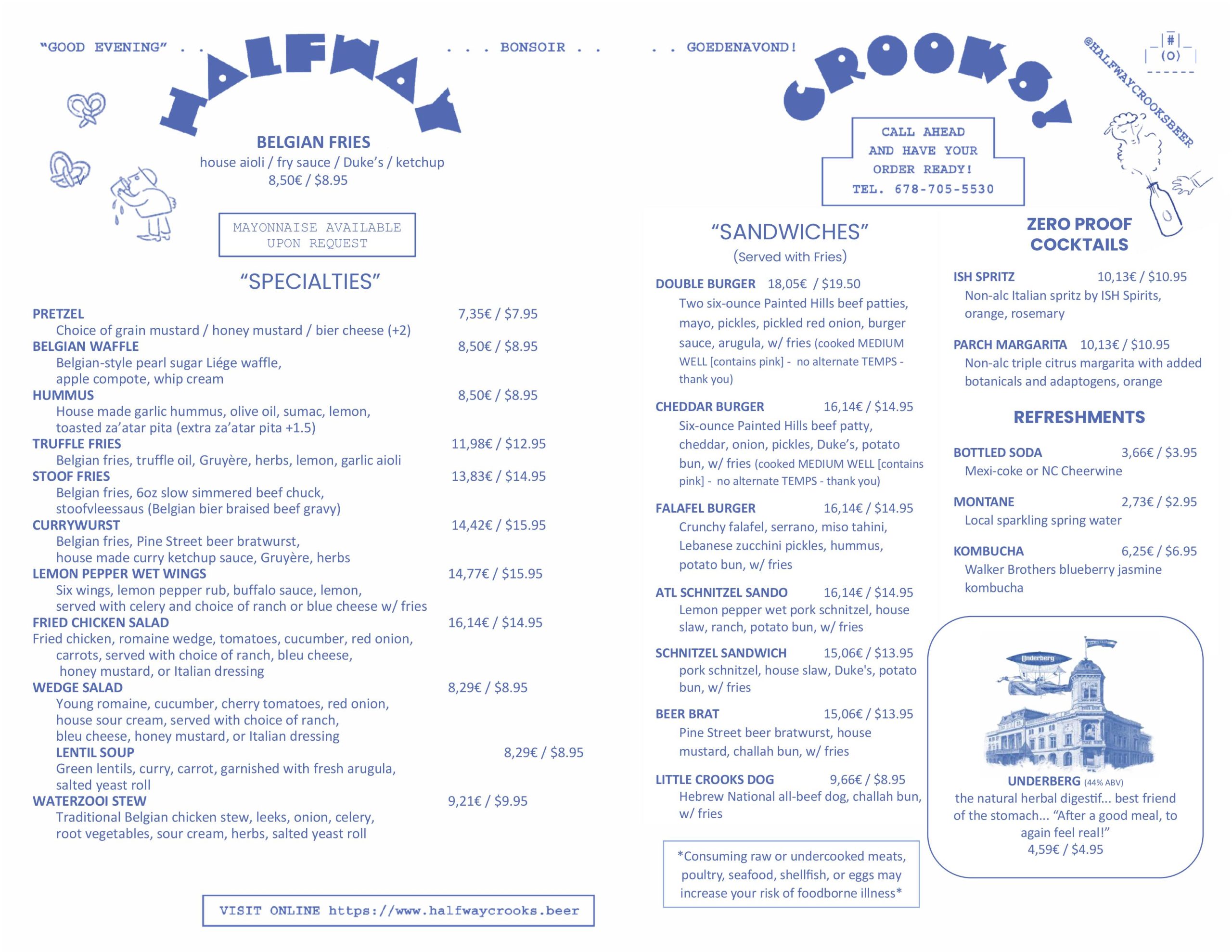 Kitchen & Bar - Halfway Crooks Beer